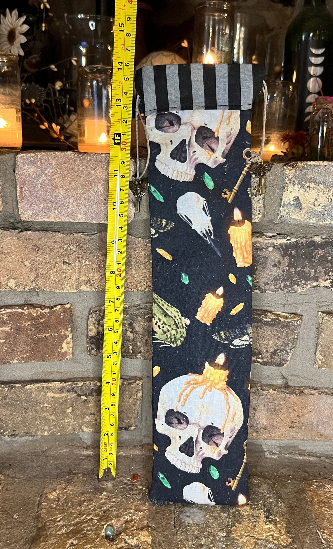 Skull Candle Occult Toad Raven Skull Skeleton Key Print - Etsy