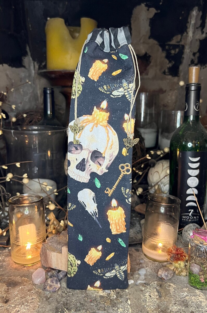 Skull Candle Occult Toad Raven Skull Skeleton Key Print - Etsy