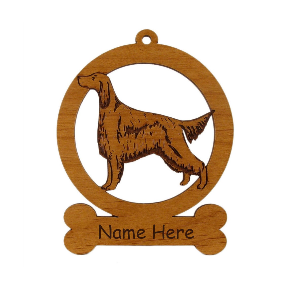 Irish Setter Standing Ornament 083370 Personalized With Your | Etsy