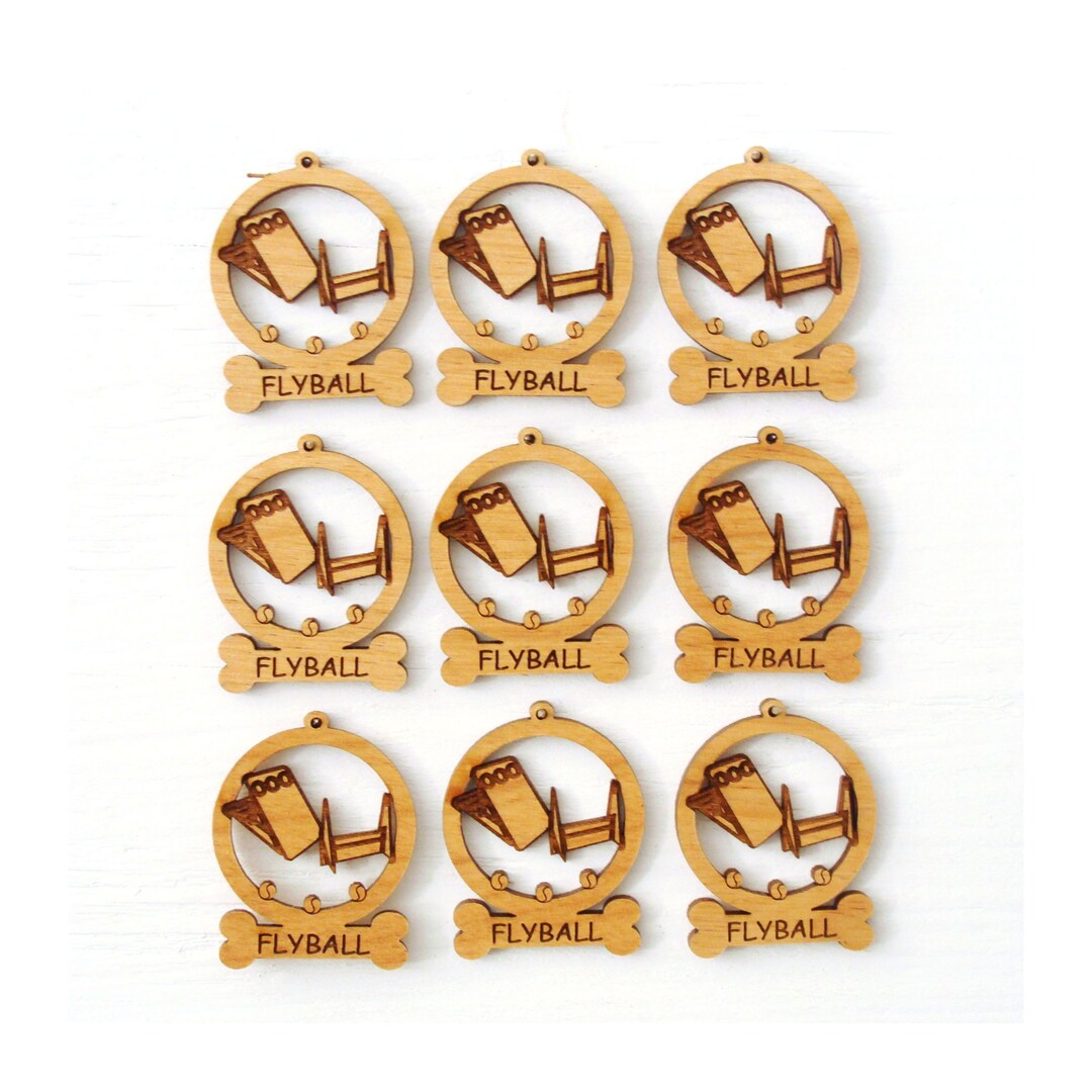 9 Mini Flyball Ornaments - Etsy
