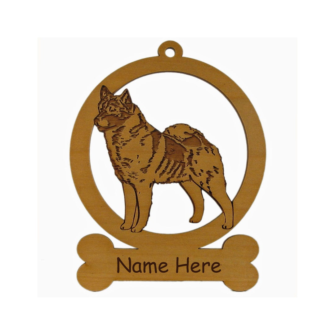 Norwegian Elkhound Ornament 083611 Personalized With Your Dog's Name - Etsy