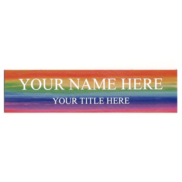 Rainbow Name Sign - Etsy