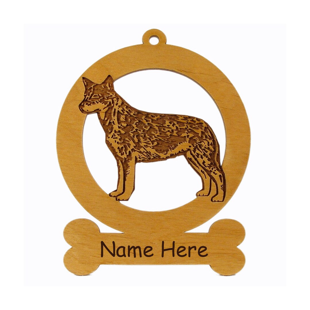 Austrailian Cattle Dog Stack Ornament 081309 Personalized With Your Dog ...