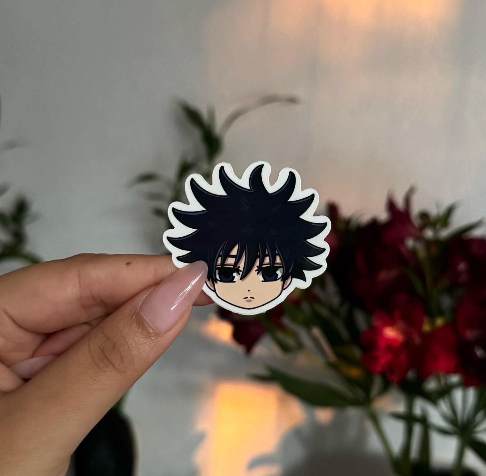 Megumi Vinyl Sticker Megumi Fushiguro Jujutsu Kaisen JJK - Etsy