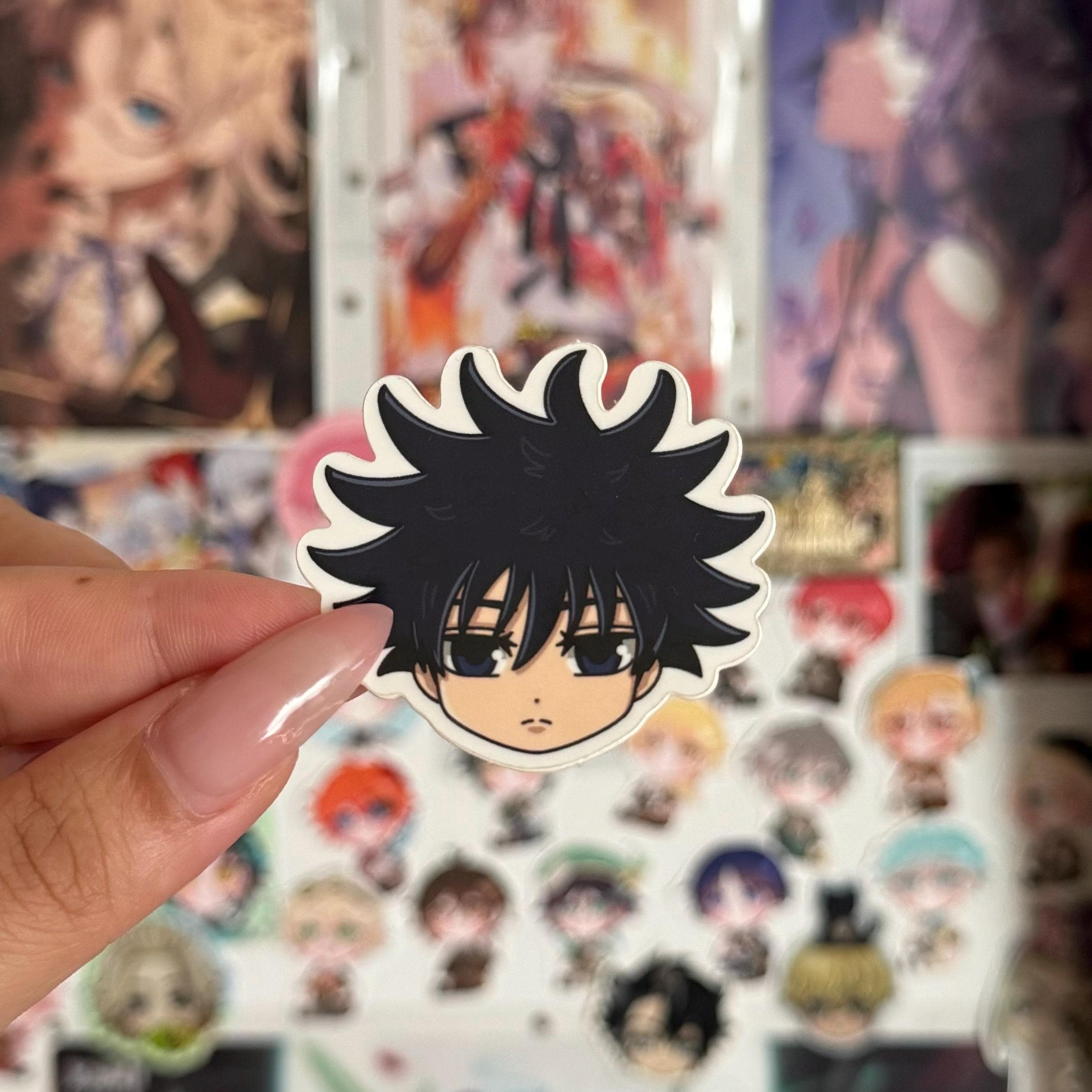Megumi Vinyl Sticker Megumi Fushiguro Jujutsu Kaisen JJK - Etsy