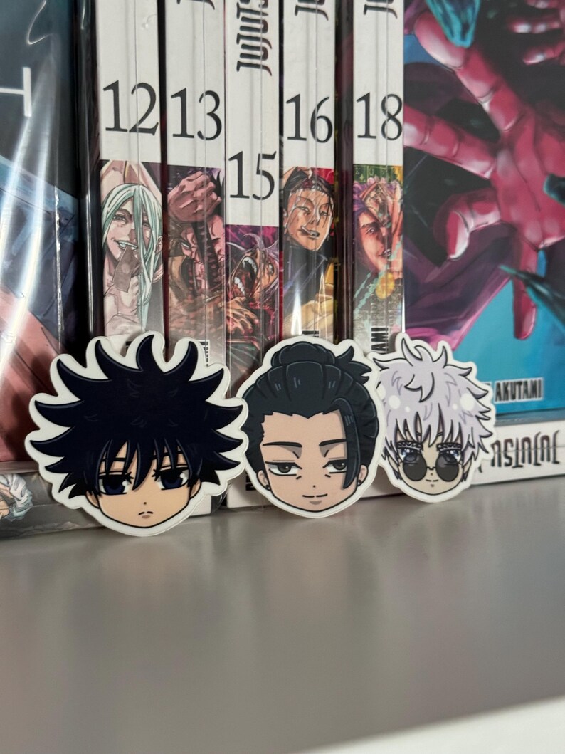 Megumi Vinyl Sticker Megumi Fushiguro Jujutsu Kaisen JJK - Etsy