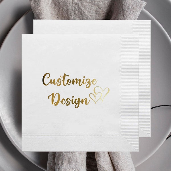 Personalized Napkins - Etsy