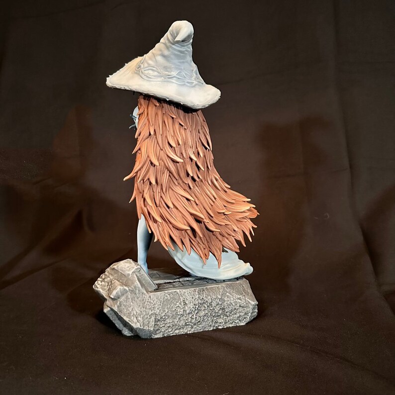 12K SLA Unpainted Ranni Statue Fan Art Elden Ring Figure Gamer Gift ...