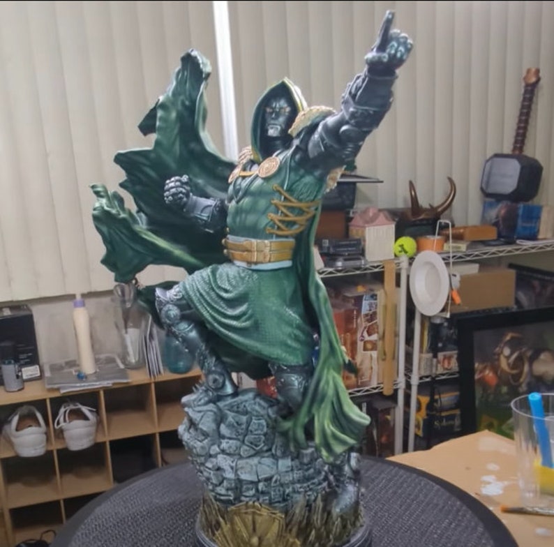 12K SLA Dr.doom Figure, Marvel Fan Art Figure, Dr.doom Avengers ...