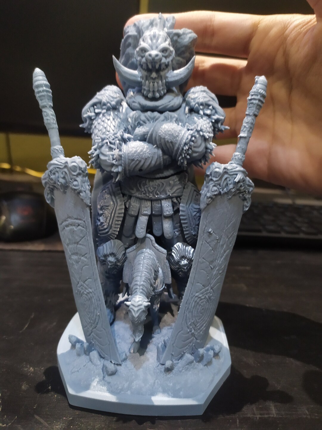12K SLA Unpainted Elden Ring Radahn Statue Fan Art Elden Ring Figure ...