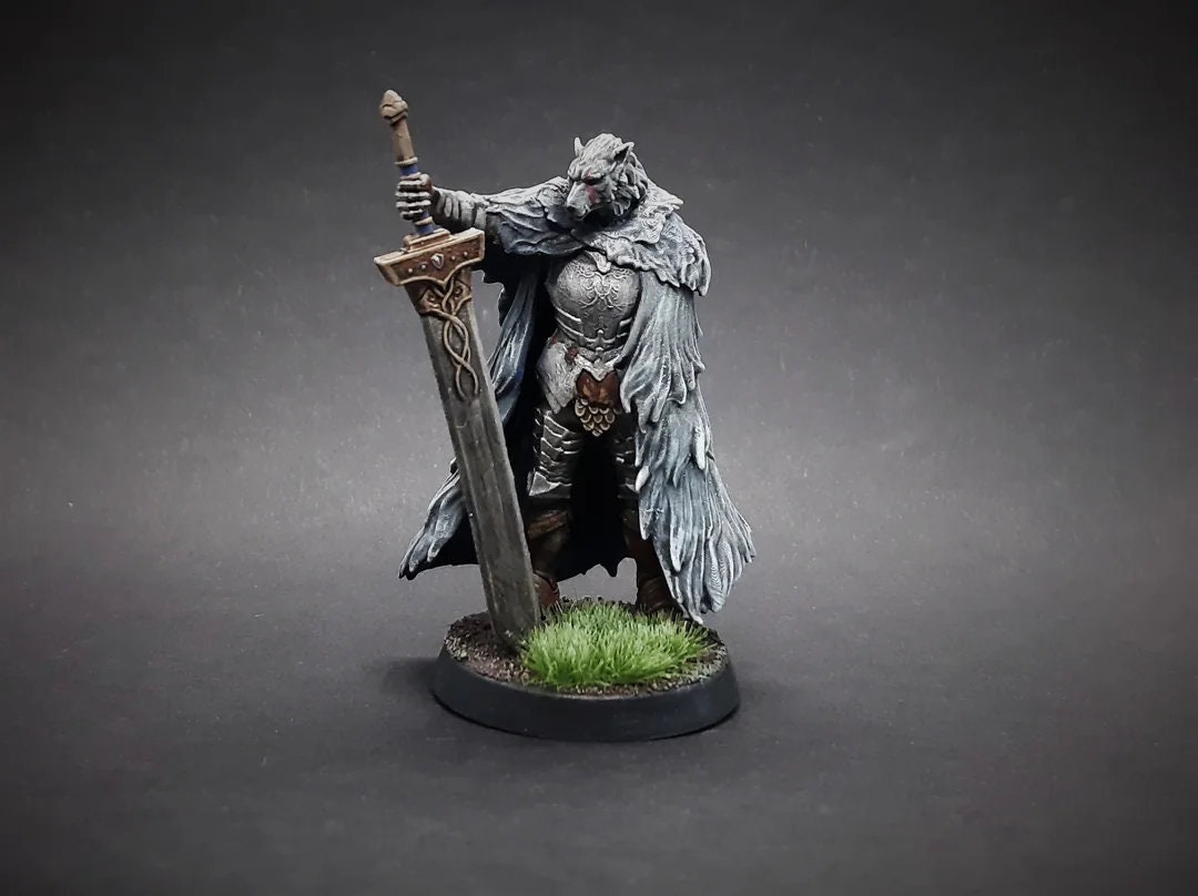 Blaidd Fan Art Figure, Elden Ring Fan Art Figure, Blaidd Statue - Etsy