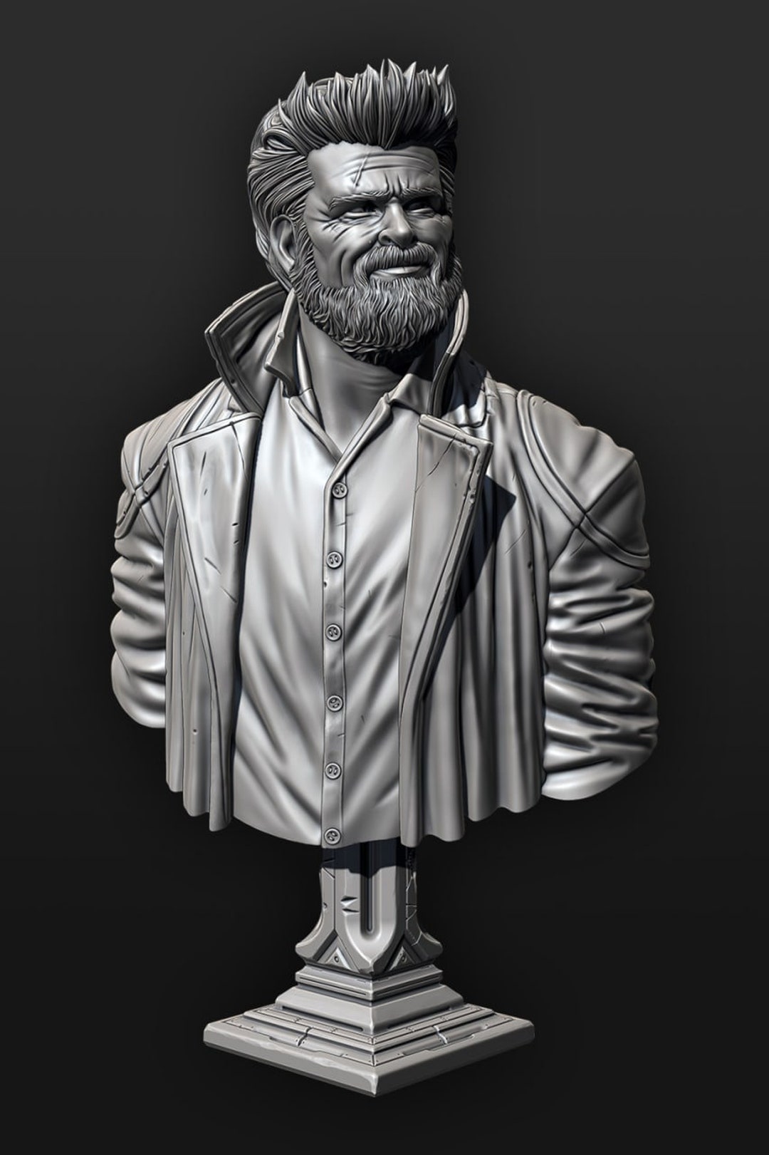 12K SLA Billy Butcher Figure Fan Art the Boys Figure, Butcher Figure ...