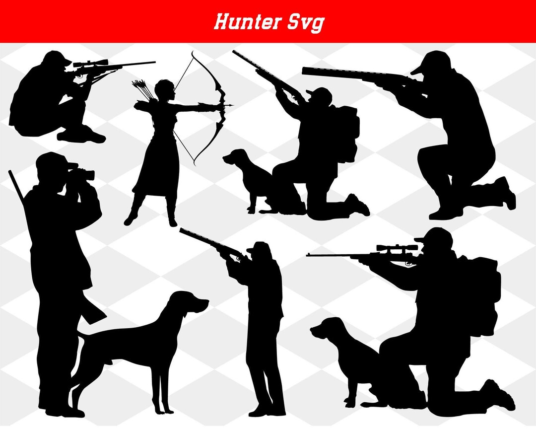 Hunter Svg, Hunting Svg, Hunter Clipart, Hunter Vector, Hunter Cricut ...