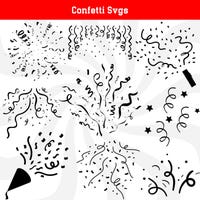 Confetti Clipart: Confetti Clip Art, Confetti Borders, Confetti Overlay ...