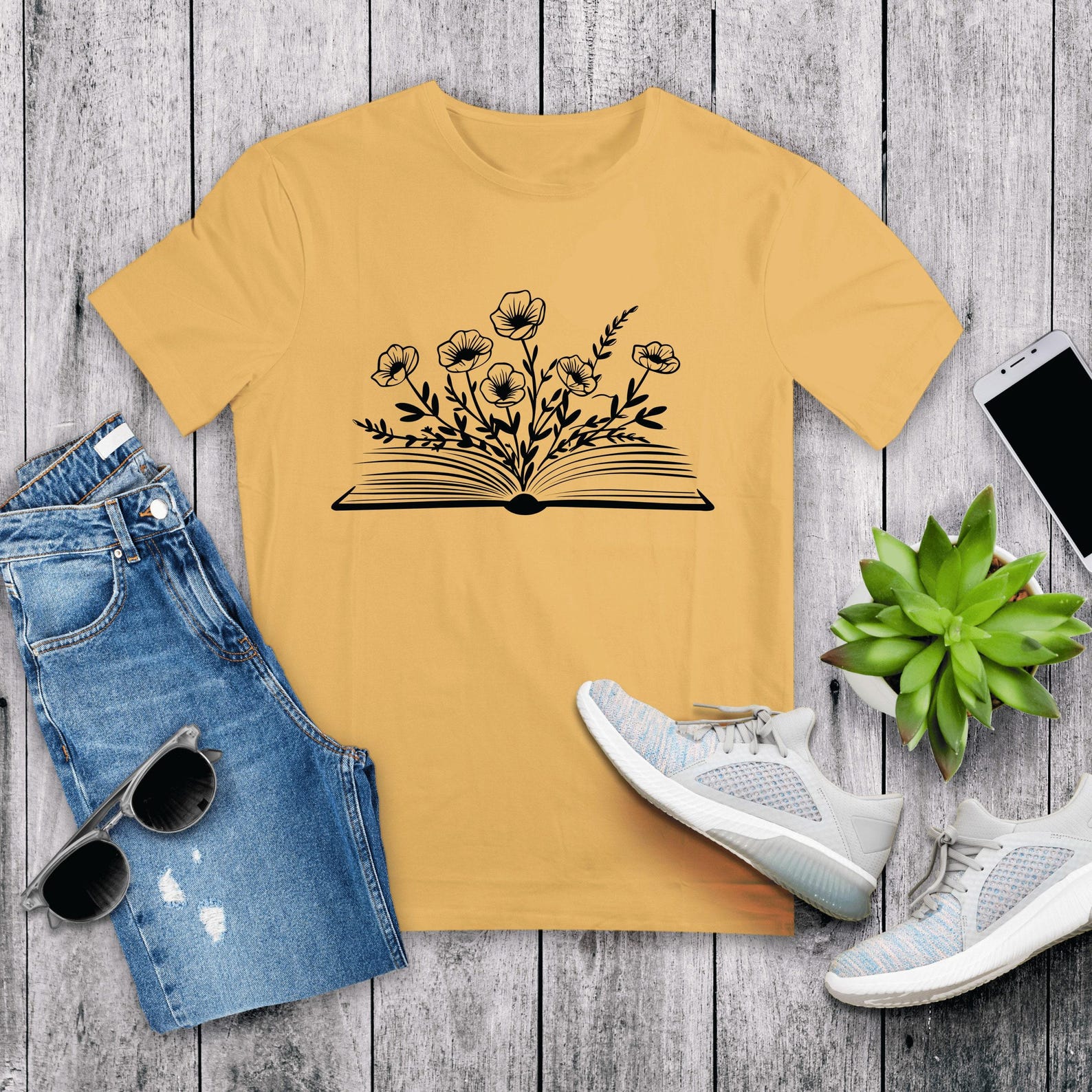 Floral Books Svg, Floral Book Clipart, Books Svg, Reading Book Svg ...