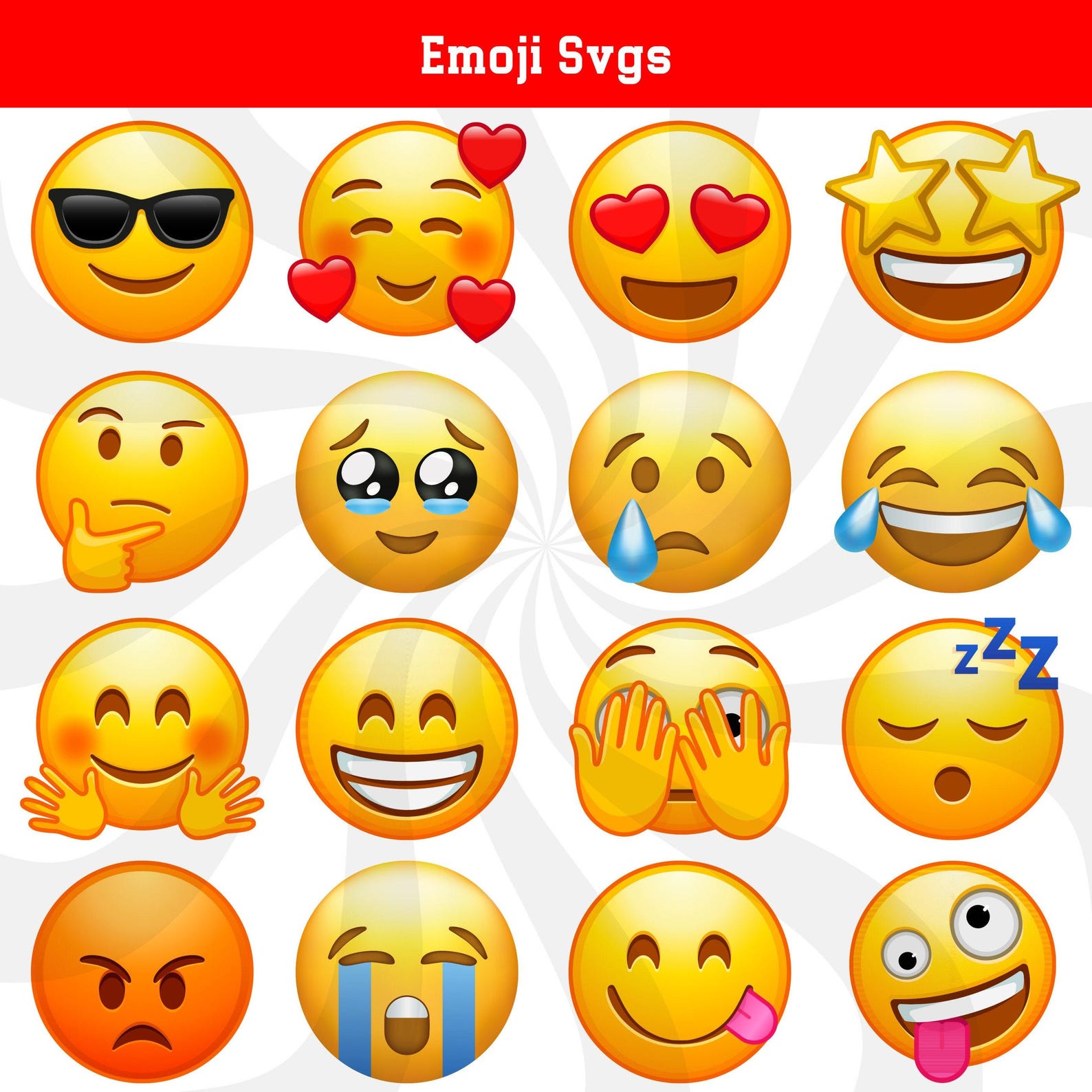 Emoji Svg, Smiley Face Svg, Emoji Face Svg, Smiley Svg, Emoji Clipart ...