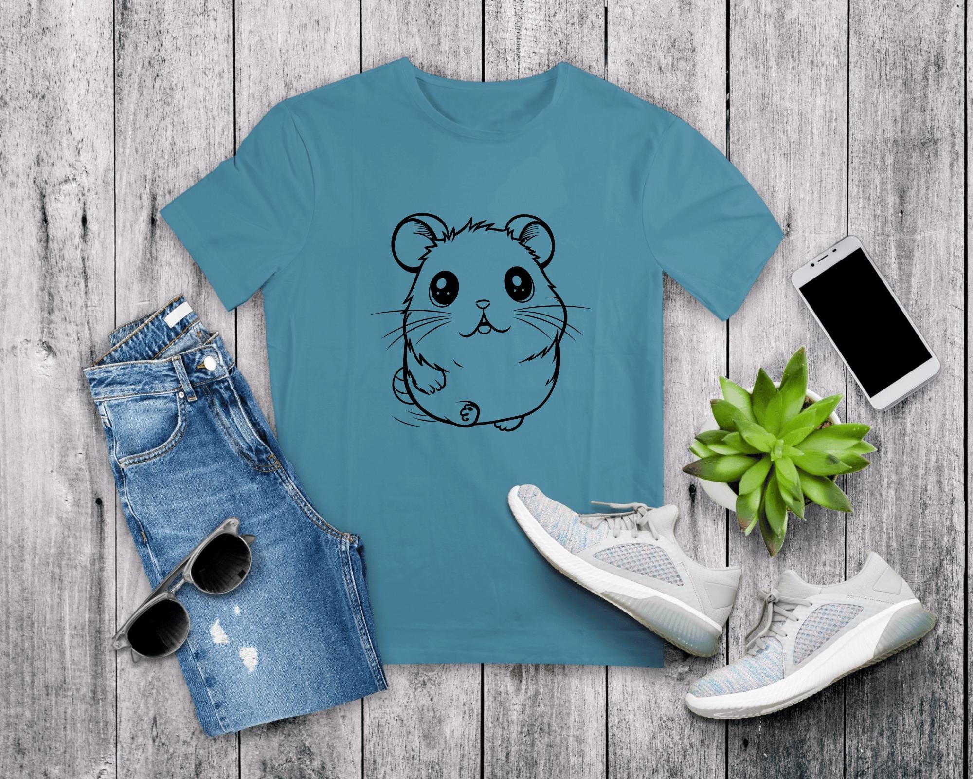 Cute Hamster Svg, Hamster Silhouette, Baby Hamster Svg, Hamster Clipart ...