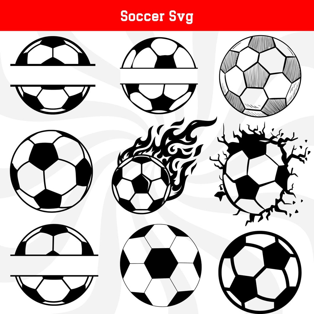 Soccer Svg, Soccer Ball Svg, Soccer Monogram Svg, Sports Svg, Soccer ...