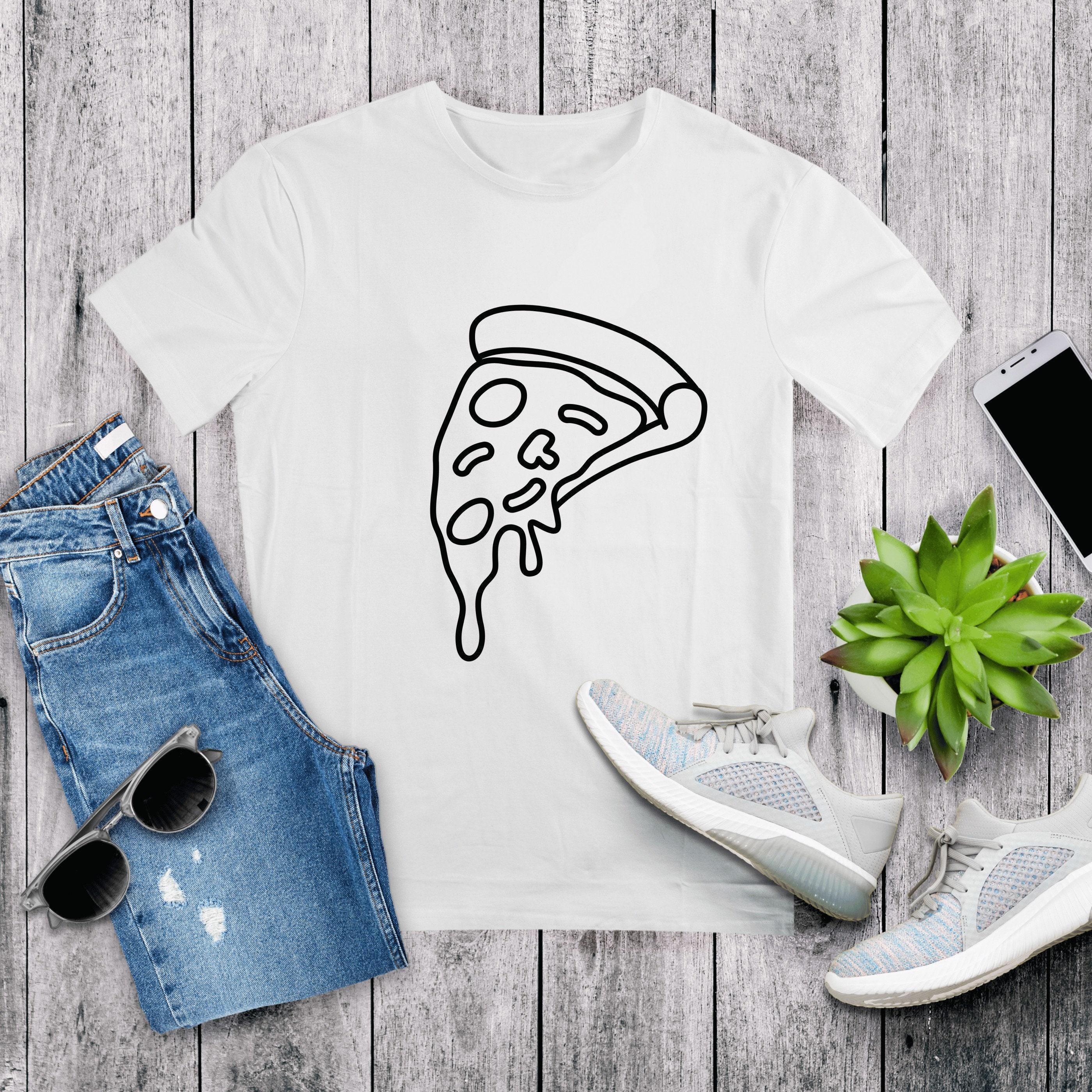 Pizza Svg, Pizza Clipart, Pizza Silhouette, Pizza Shirt, Pizza Cricut ...