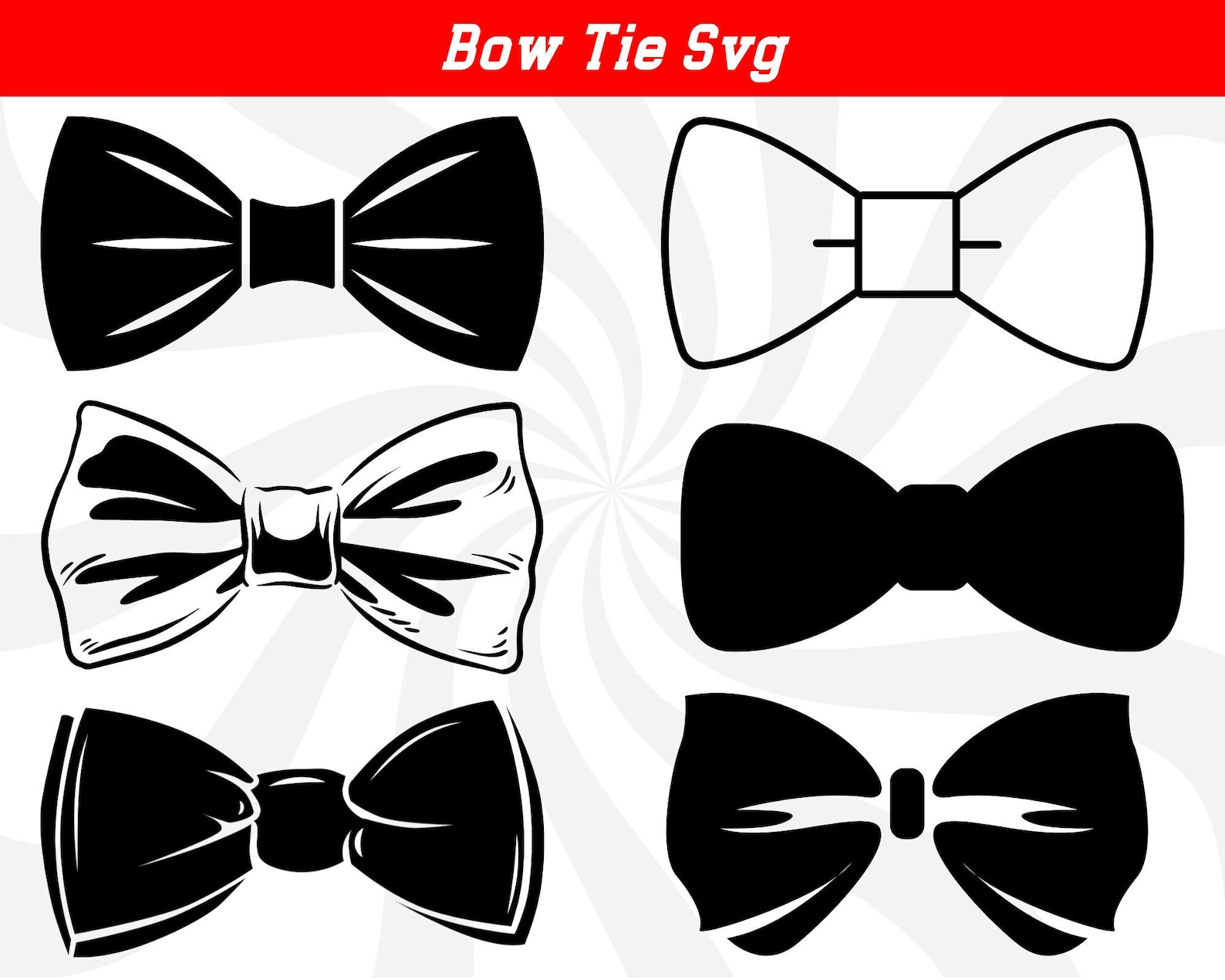 Bow Tie Svg, Ribbon Bow Svg, Ribbon Tie, Bow Tie Cut File, Bow Tie Png ...