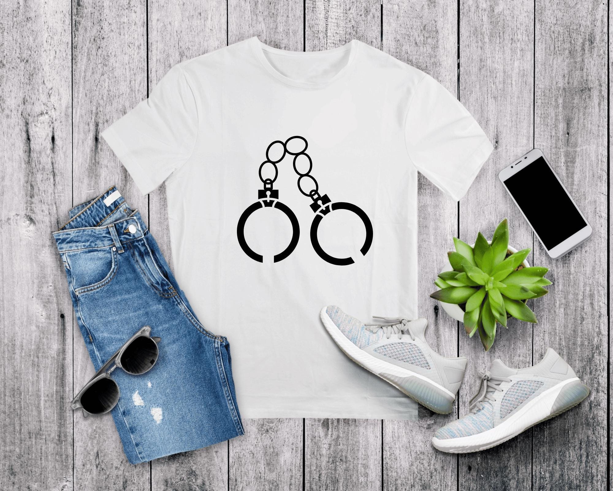 Handcuff Svg, Handcuff Png, Handcuff Vector, Handcuff Silhouette ...