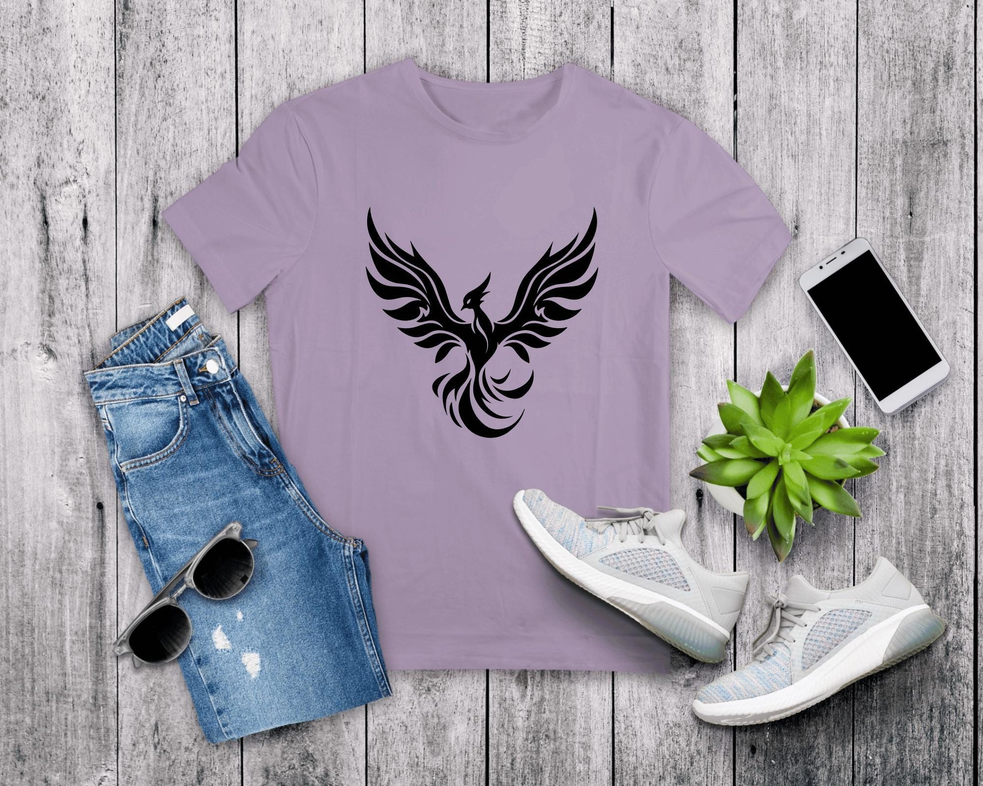 Phoenix Svg Bundle, Phoenix Bird Svg, Phoenix Clipart, Phoenix Vector ...