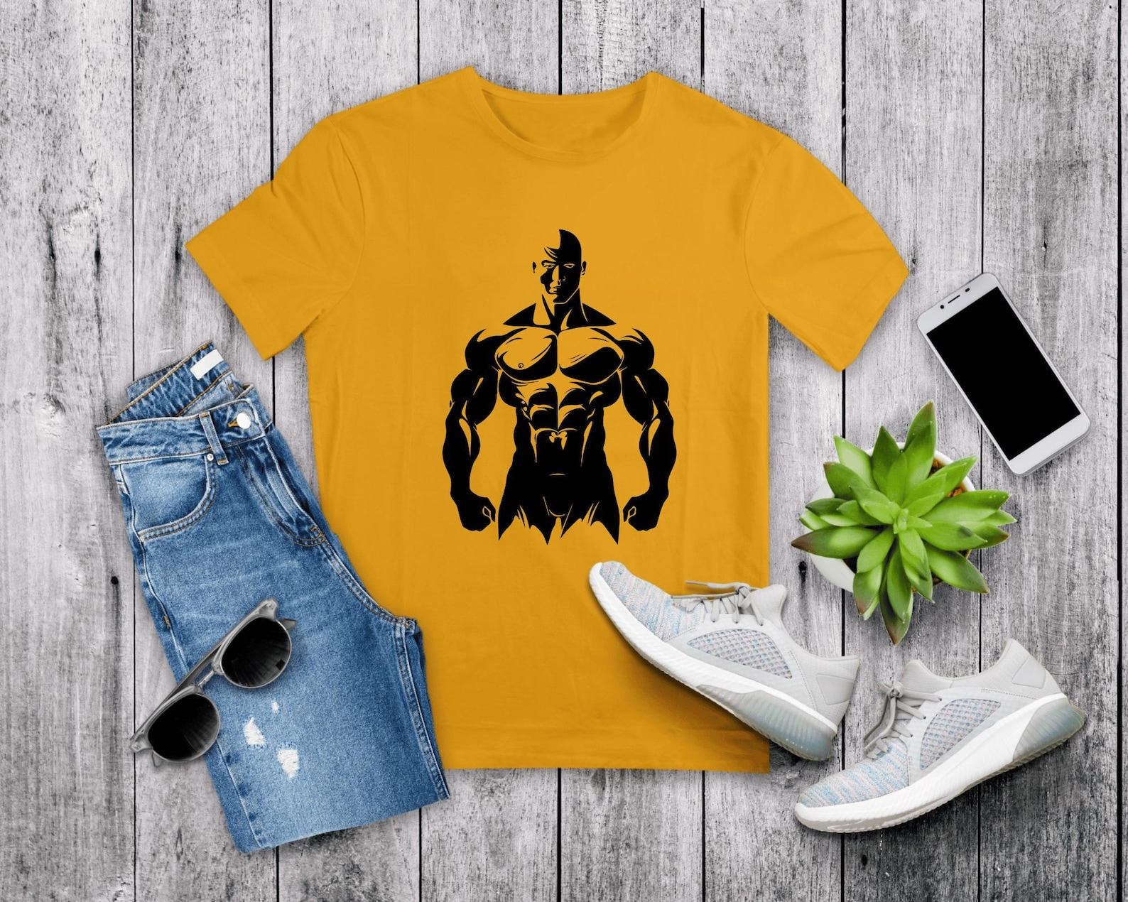 Bodybuilder Svg, Bodybuilder Clipart, Gym Svg, Muscle Man Svg ...