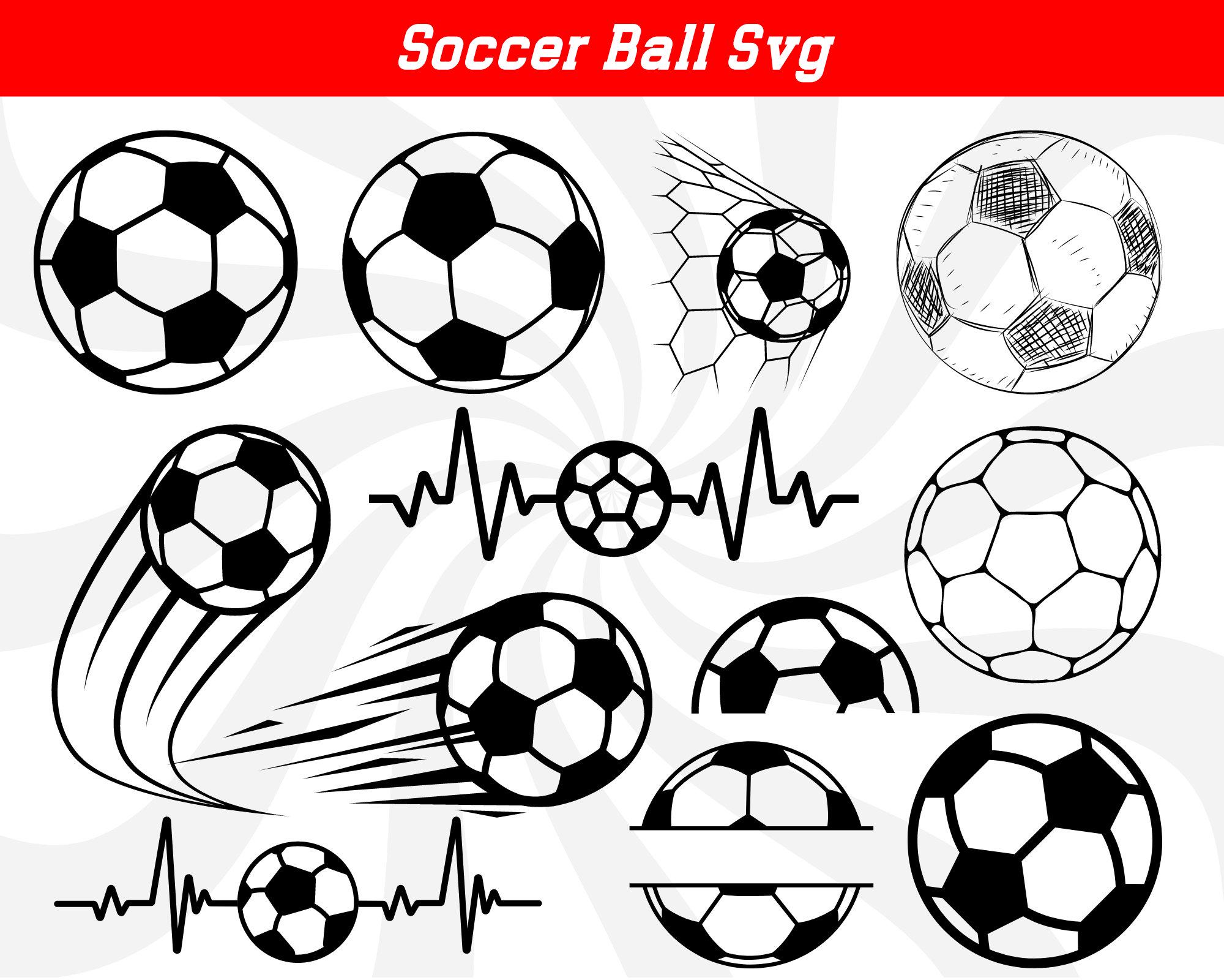 Soccer Ball Svg, Soccer Ball Monogram, Football Svg, Sport Ball Svg ...