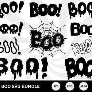 Boo Svg Bundle, Halloween Svg, Boo Clipart, Boo Shirt, Halloween ...