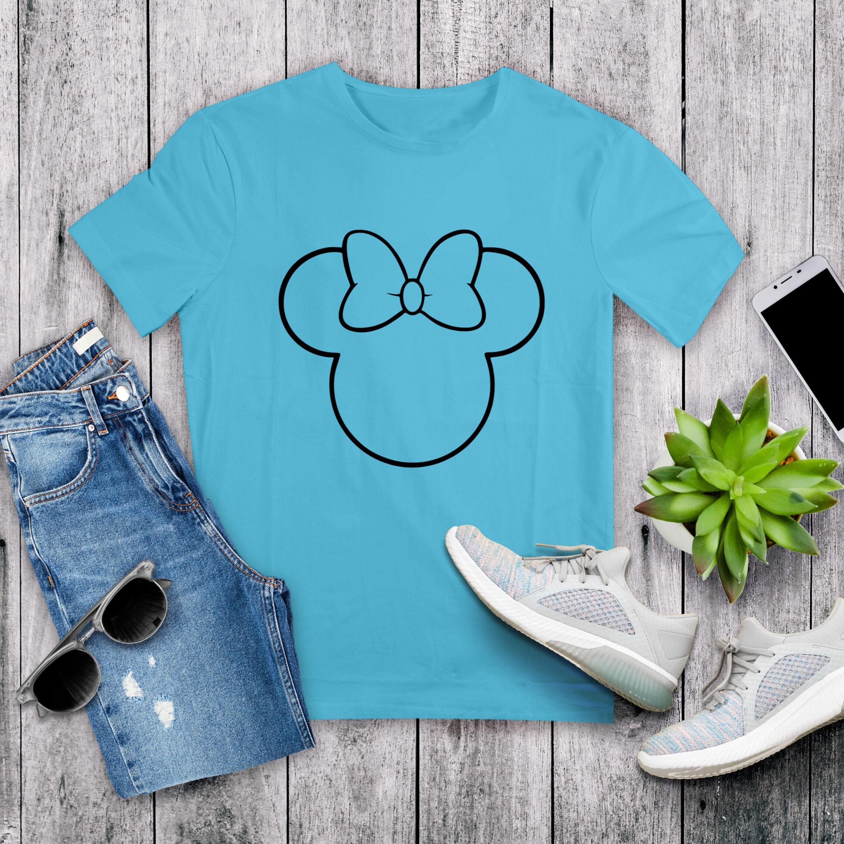 Mouse Ears Svg, Mouse Ears Outline, Mickey Minnie Ears, Minnie Ears Svg ...