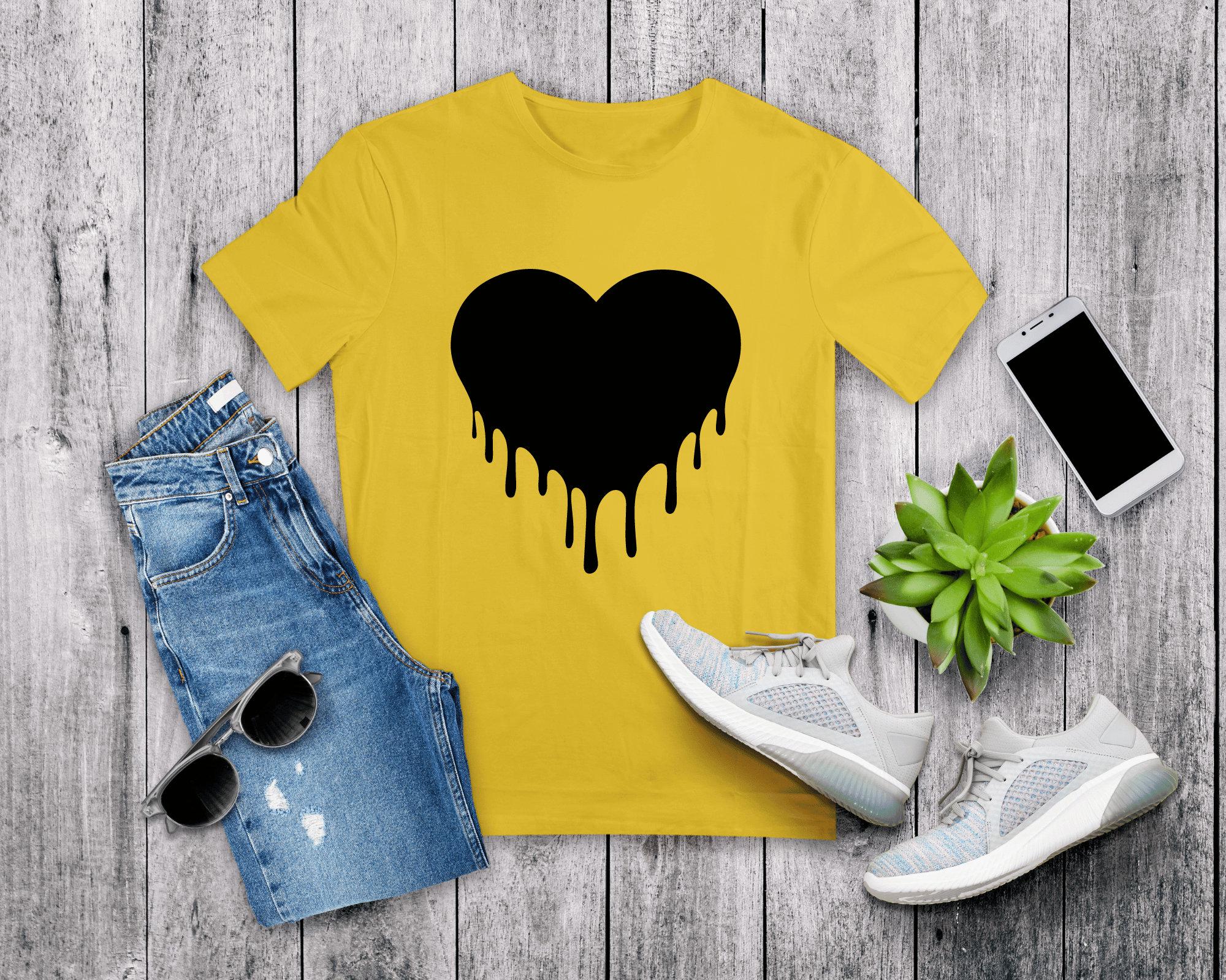 Dripping Heart Svg, Bleeding Heart Svg, Melting Heart Svg, Hearts Svg ...
