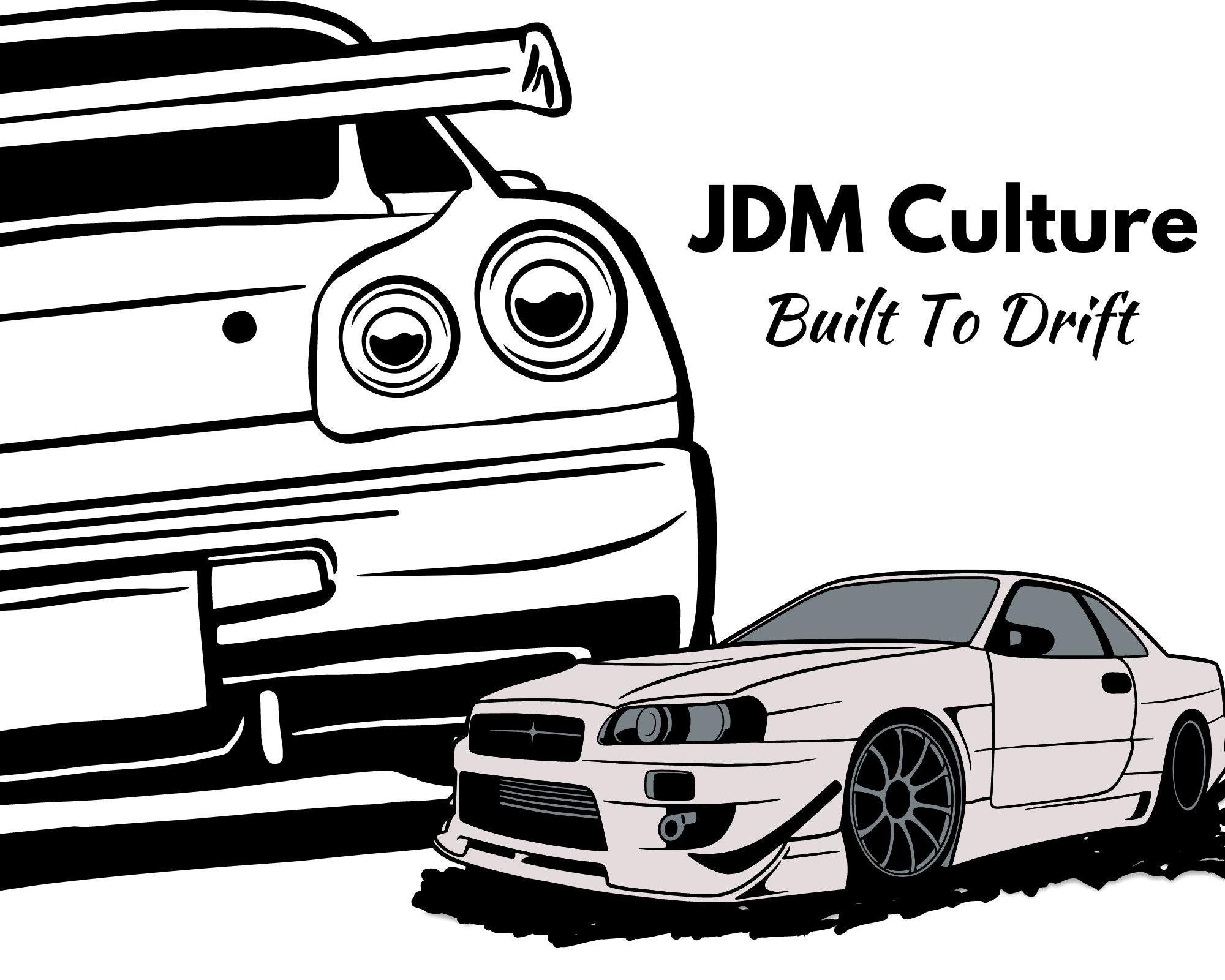Jdm Legends Car, Jdm Car, Car Svgs, Racing Car Svg, Drift Car Svg ...