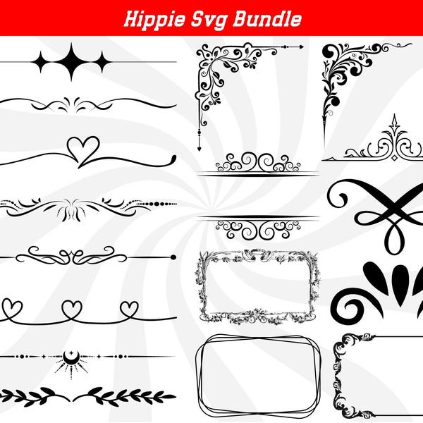 Swirls Frames - Etsy