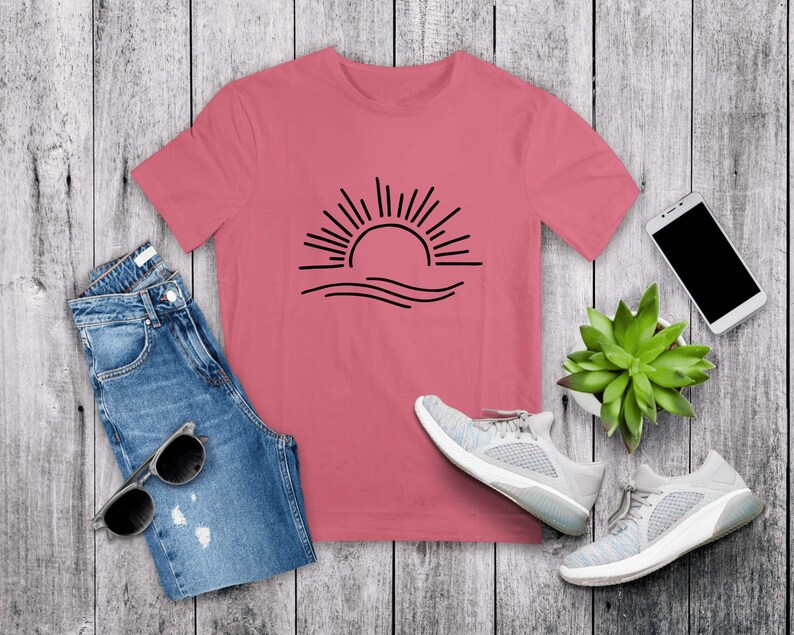 Sunrise Svg, Sun Svg, Sunset Svg, Sunrise Silhouette, Sunset Silhouette ...