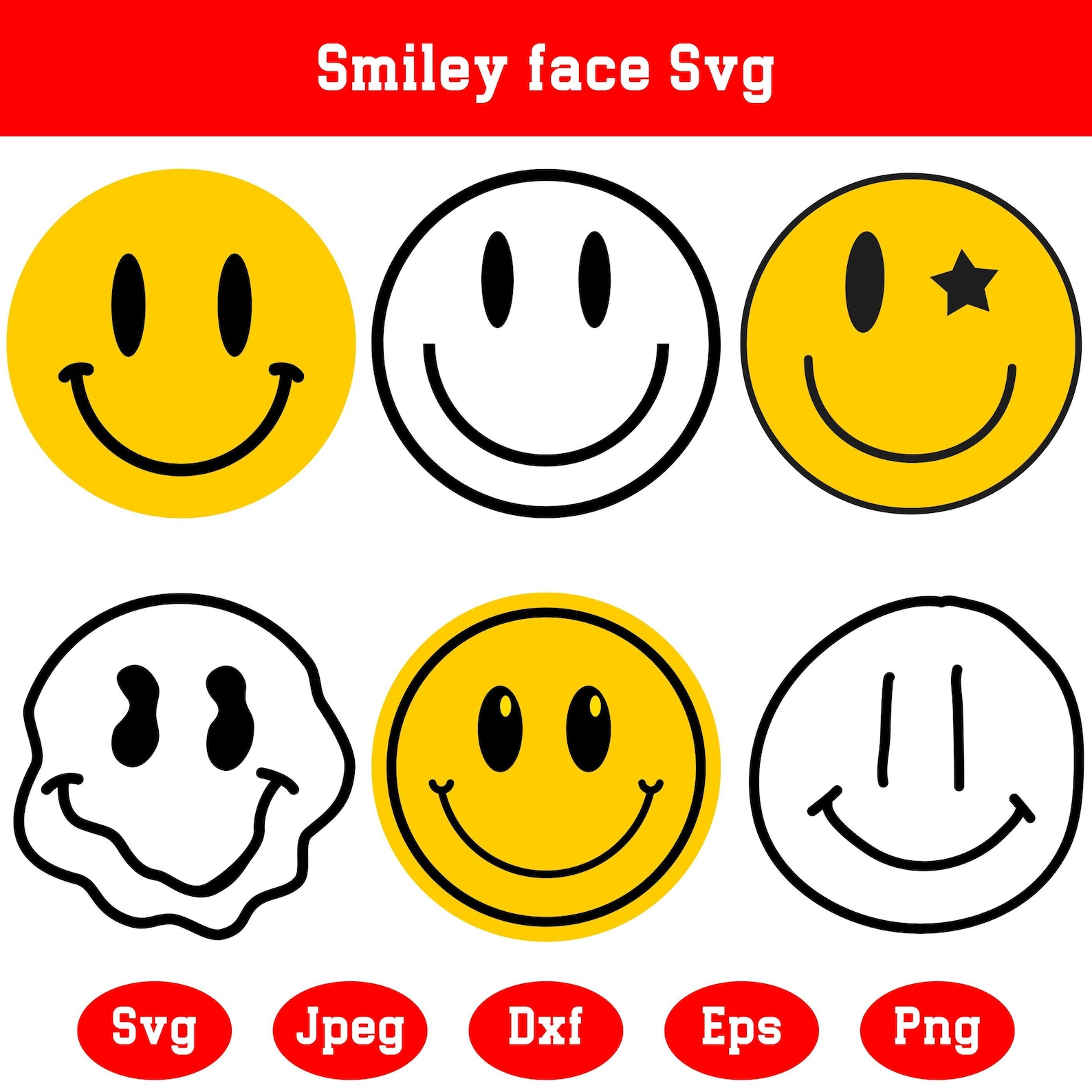 Smiley Face Svg, Smiley Svg, Emoji Svg, Happy Face Svg, Smiley Clipart ...