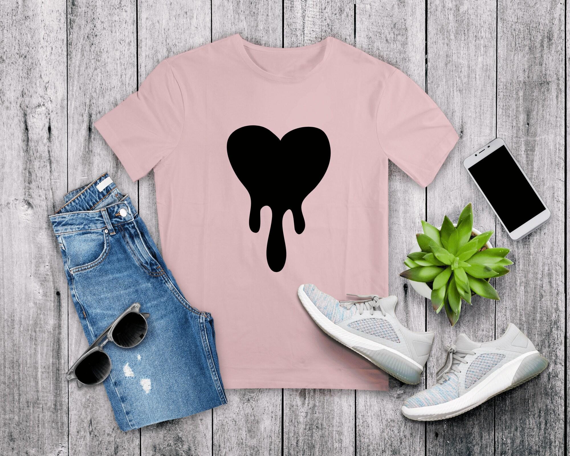 Dripping Heart Svg, Bleeding Heart Svg, Melting Heart Svg, Hearts Svg ...