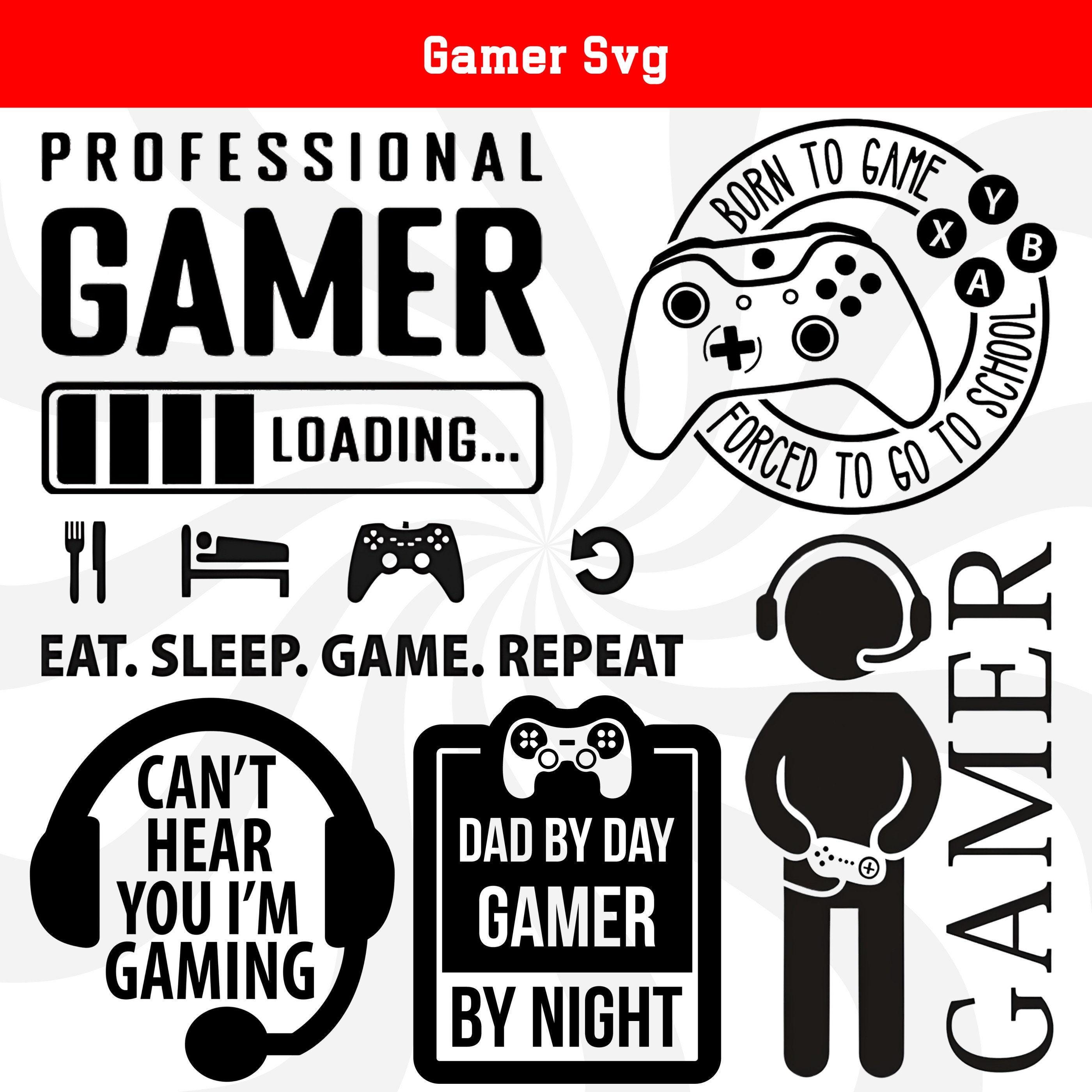 Gamer Svg Bundle, Gamer Svg, Funny Gamer Svg, Game Controller Svg ...