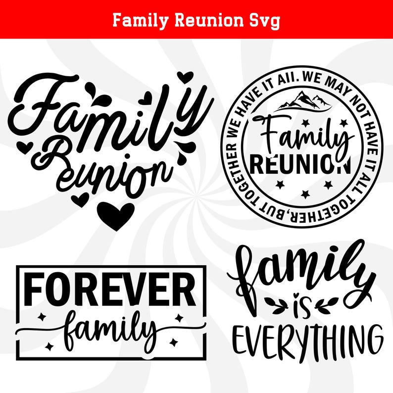 Family Reunion Svg, Family Svg, Family Tree Svg, Family Reunion Shirt ...