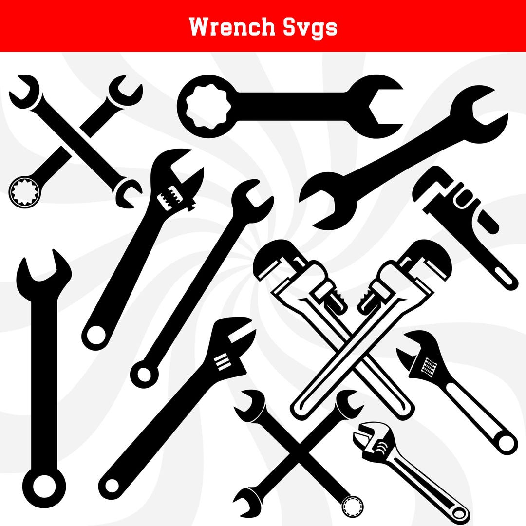 Wrench Svg, Wrench Clipart, Wrench Logo, Mechanic Tools, Tools Svg ...