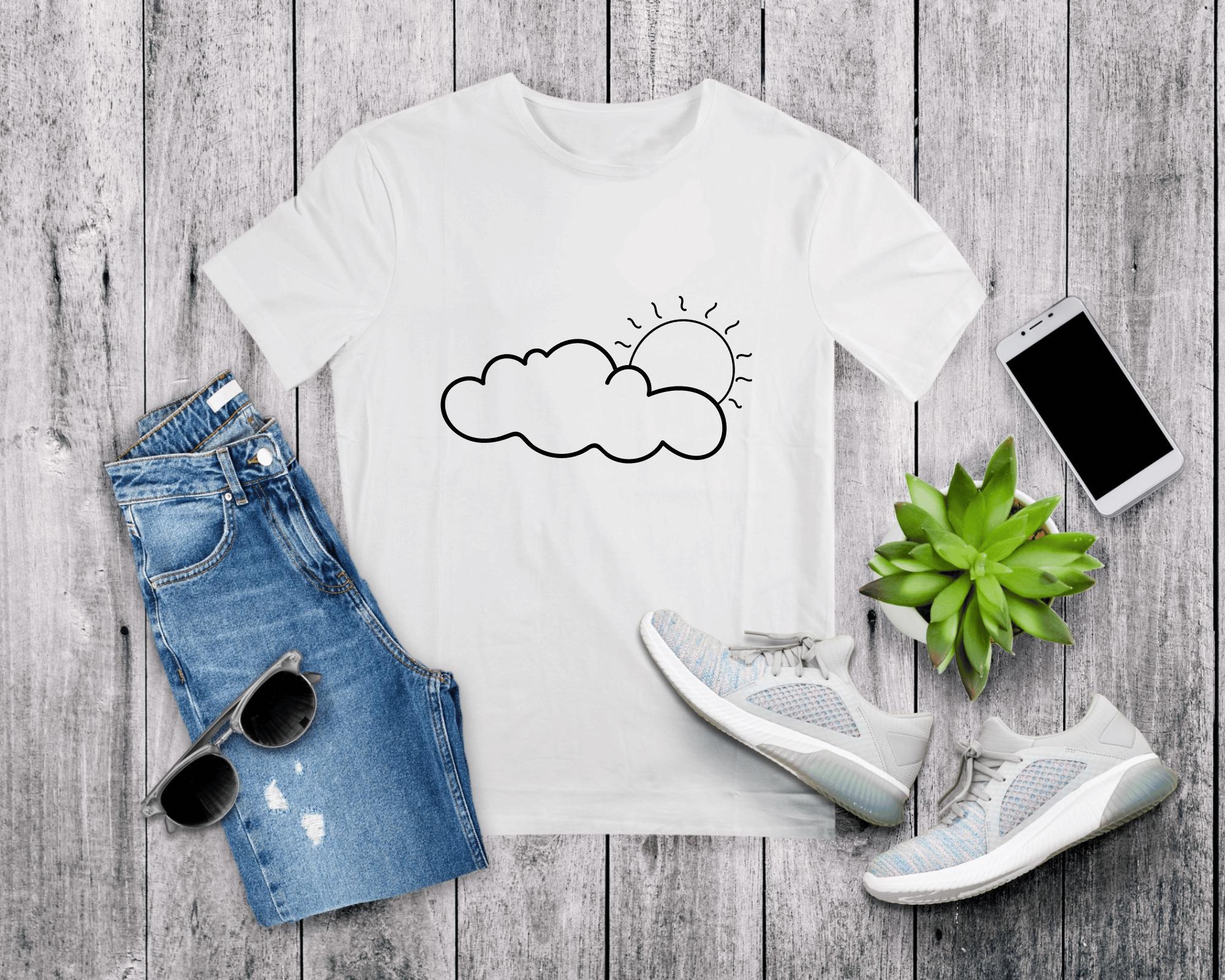 Clouds Svg Bundle, Cloud Silhouette, Cloud Cricut, Cloud Vector, Cloud ...