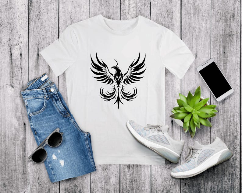 Phoenix Svg Bundle, Phoenix Bird Svg, Phoenix Clipart, Phoenix Vector ...