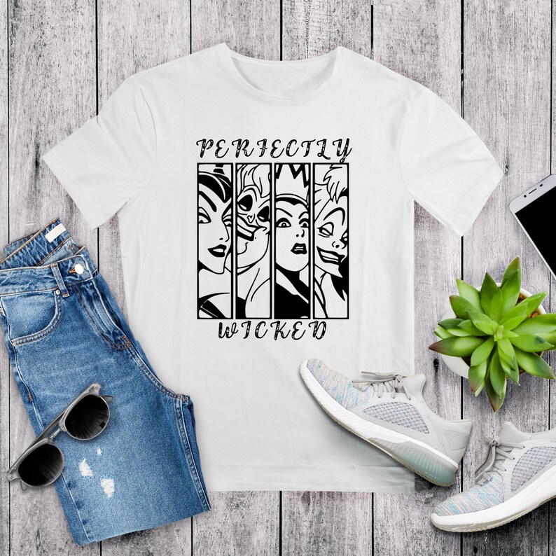 Perfectly Wicked Svg, Villains Svg, Bad Witches Svg, Villains Wicked ...