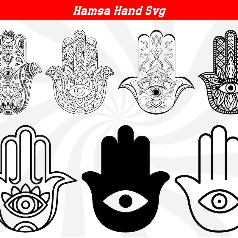 Hamsa Hand Flower Print - Etsy