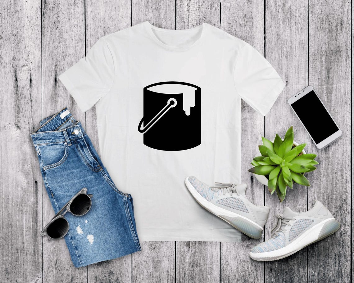 Paint Bucket Svg, Paint Bucket Png, Paint Svg, Paint Bucket Outline ...