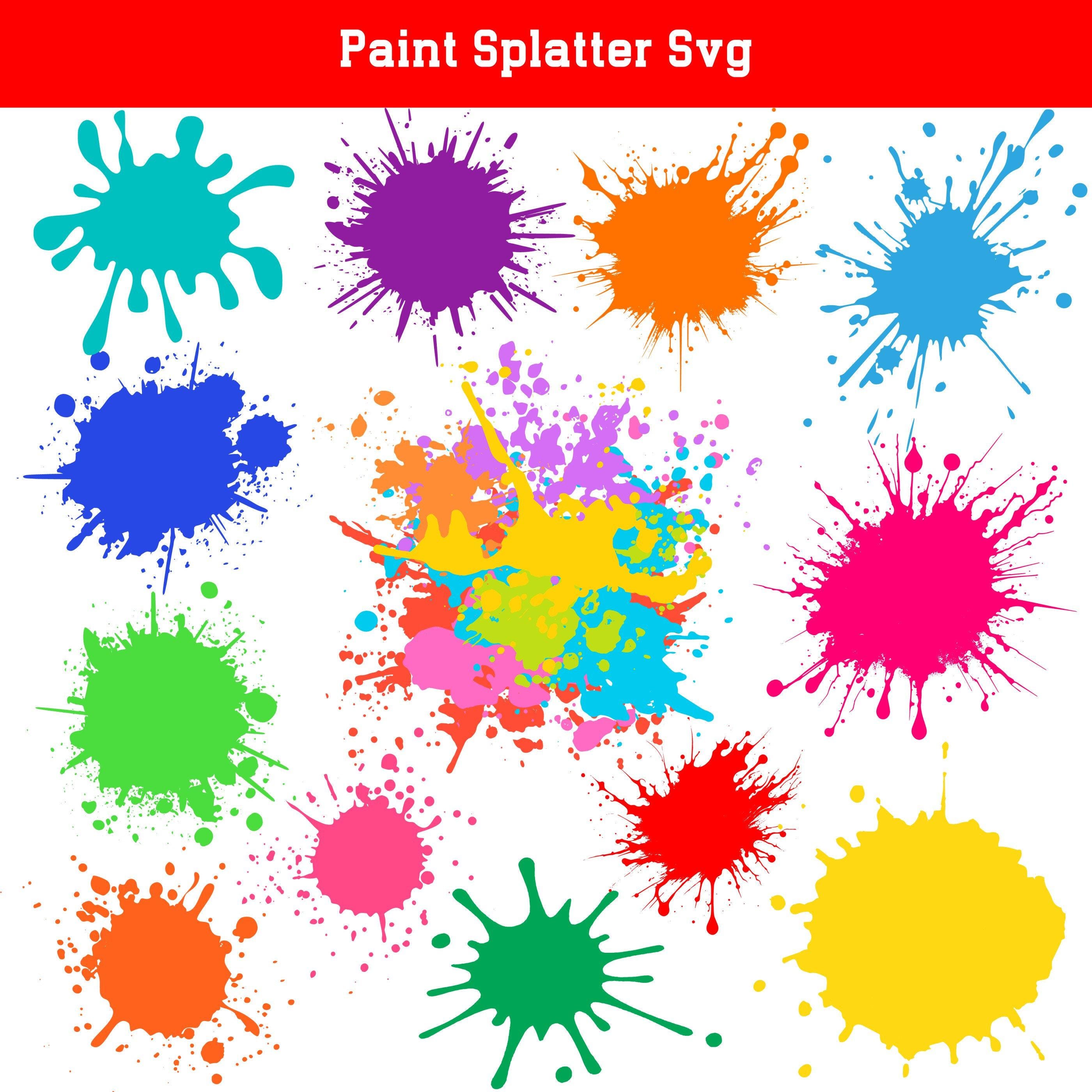 Paint Splatter Svg, Ink Splatter Svg, Paint Splatter Png, Paint Splats ...