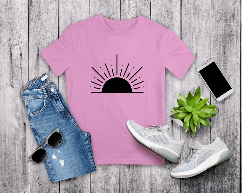 Sunrise Svg, Sun Svg, Sunset Svg, Sunrise Silhouette, Sunset Silhouette ...