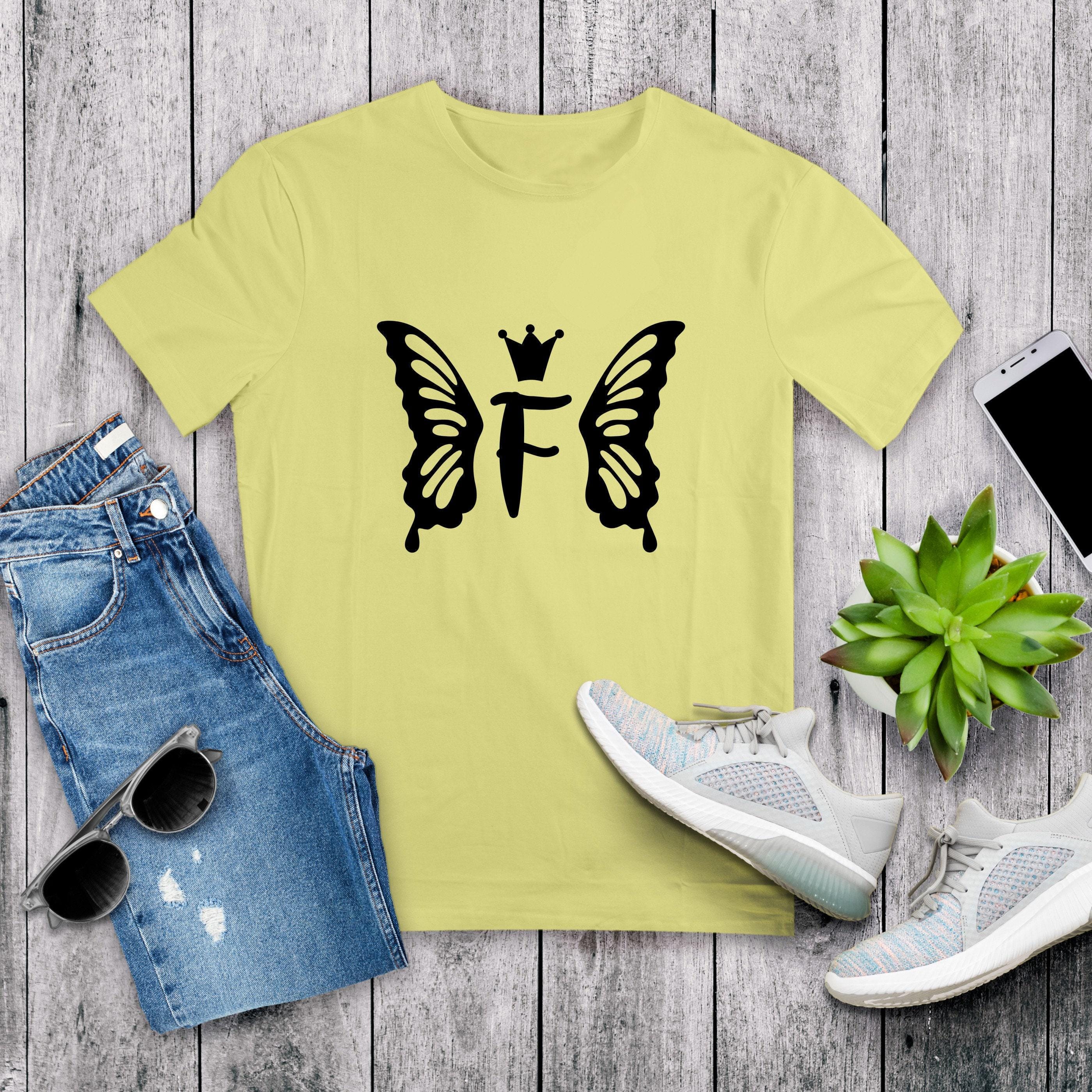 Butterfly Monogram Alphabet, Butterfly Monogram Svg, Butterfly Svg ...