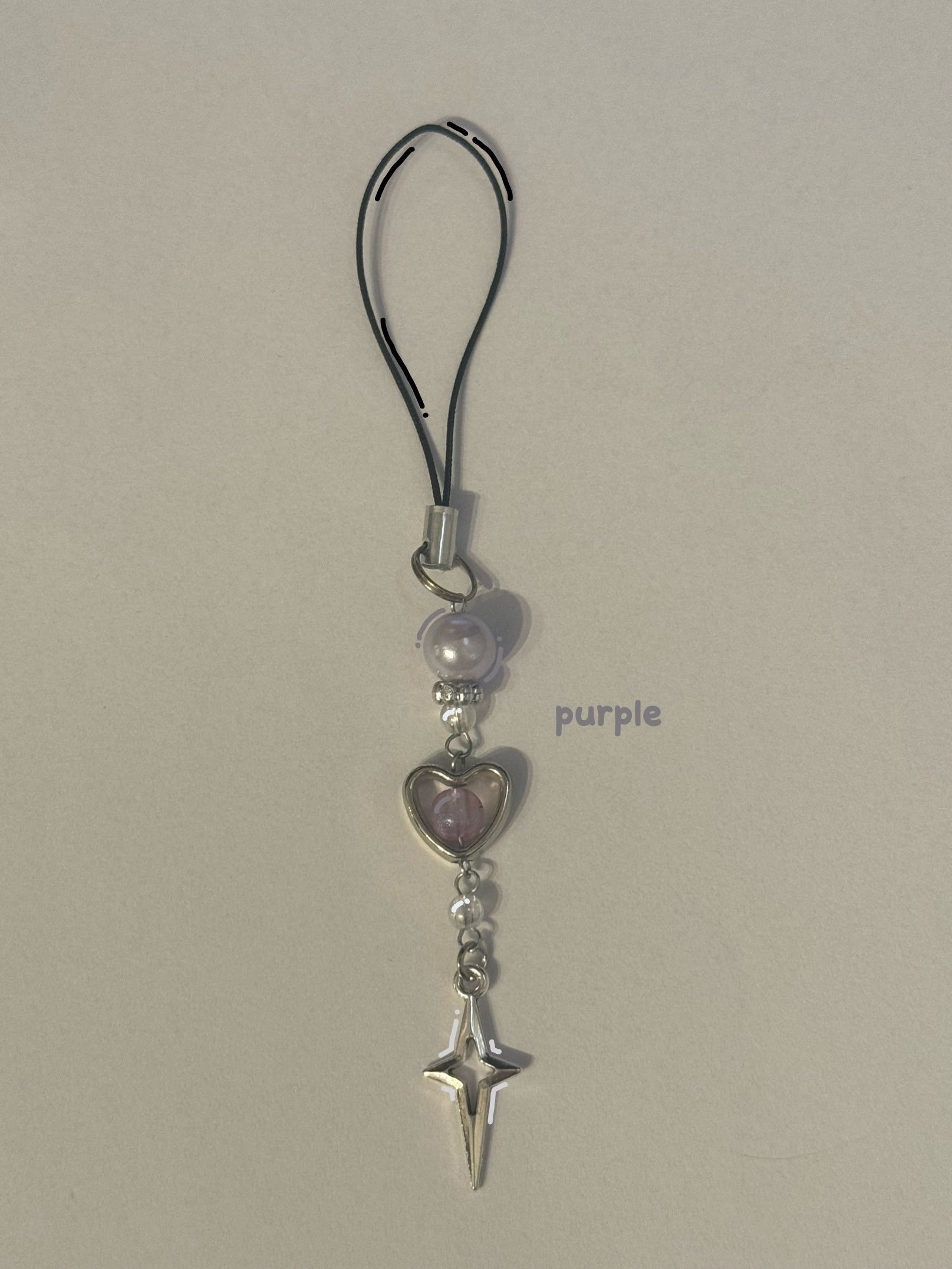 Cute Simple Phone Charm - Etsy