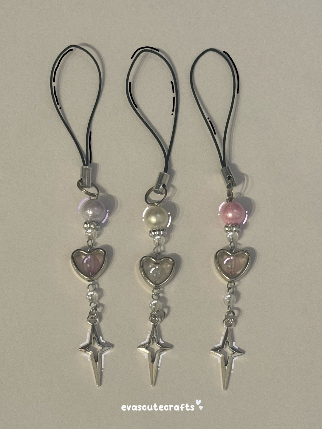 Cute Simple Phone Charm - Etsy