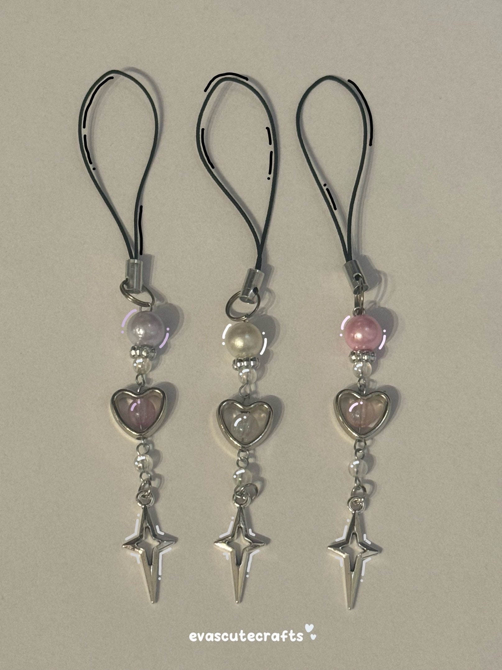 Cute Simple Phone Charm - Etsy